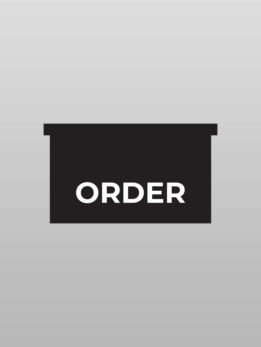 Order Kiosk Sign - Top Mount – Holiday Inn Breakfast Program