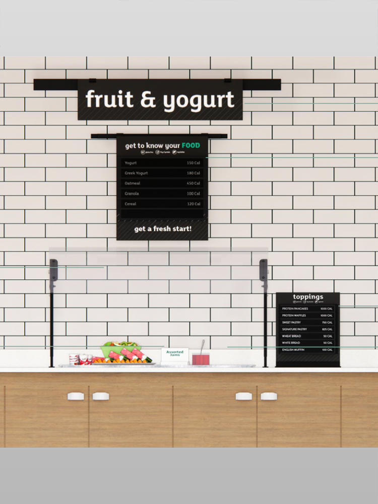 Wall Mounted Signage – Holiday Inn Breakfast Program